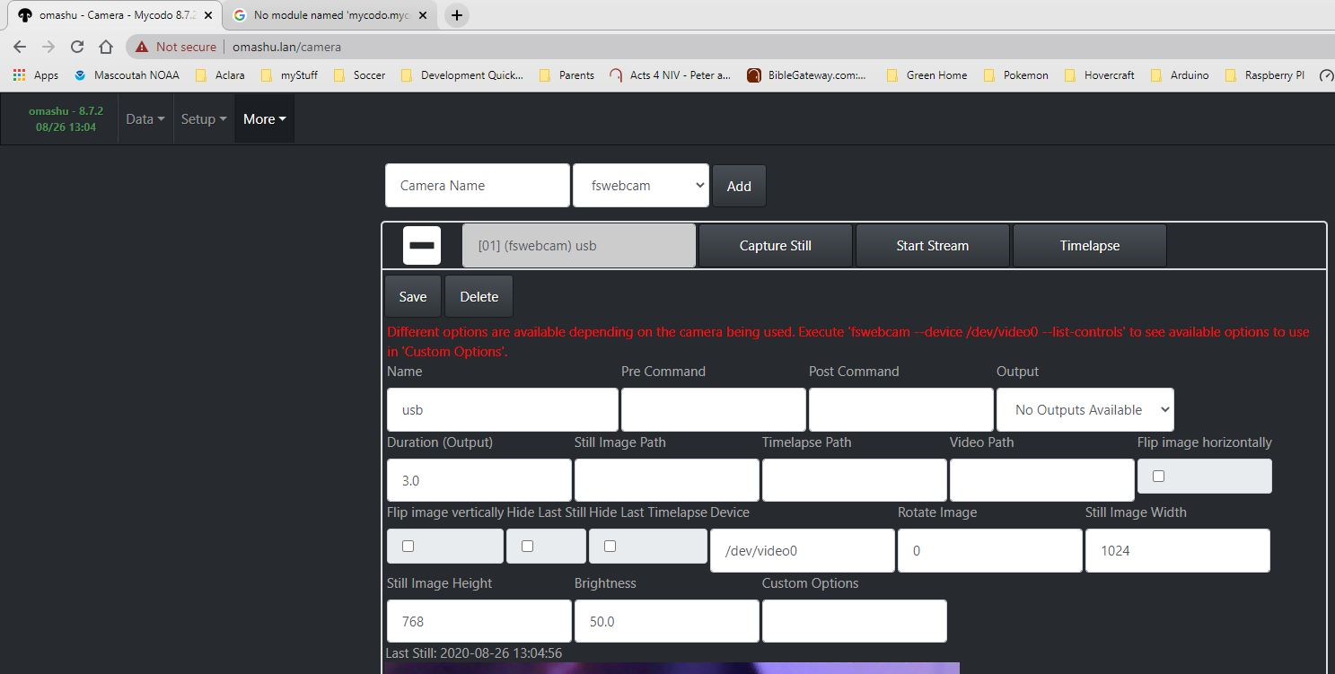 Unable to add camera to dashboard widget · Issue #828 · kizniche/Mycodo · GitHub