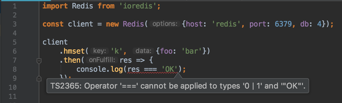 Problem With Typescript · Issue 653 · Redisioredis · Github