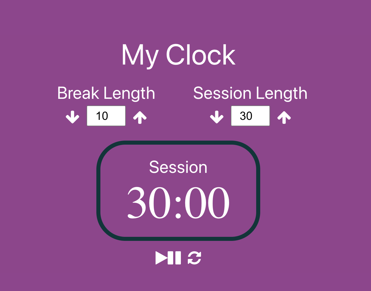 GitHub - rainbowSunshine/myClock: Build a counting down clock which you ...