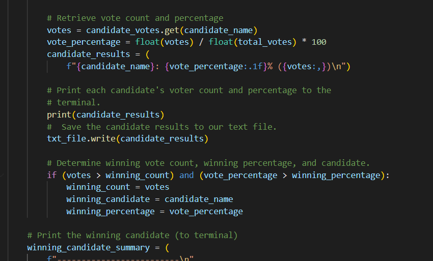 GitHub - anthonyrorozco/Election_Analysis: Python, V