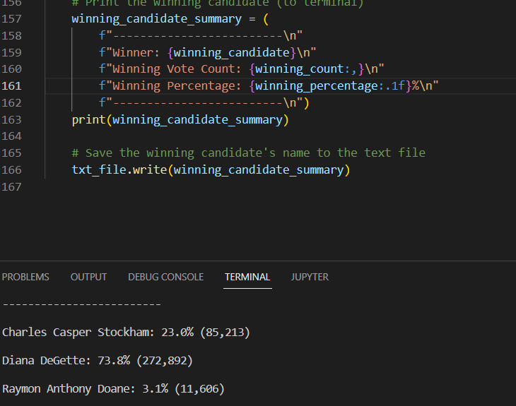 GitHub - anthonyrorozco/Election_Analysis: Python, V