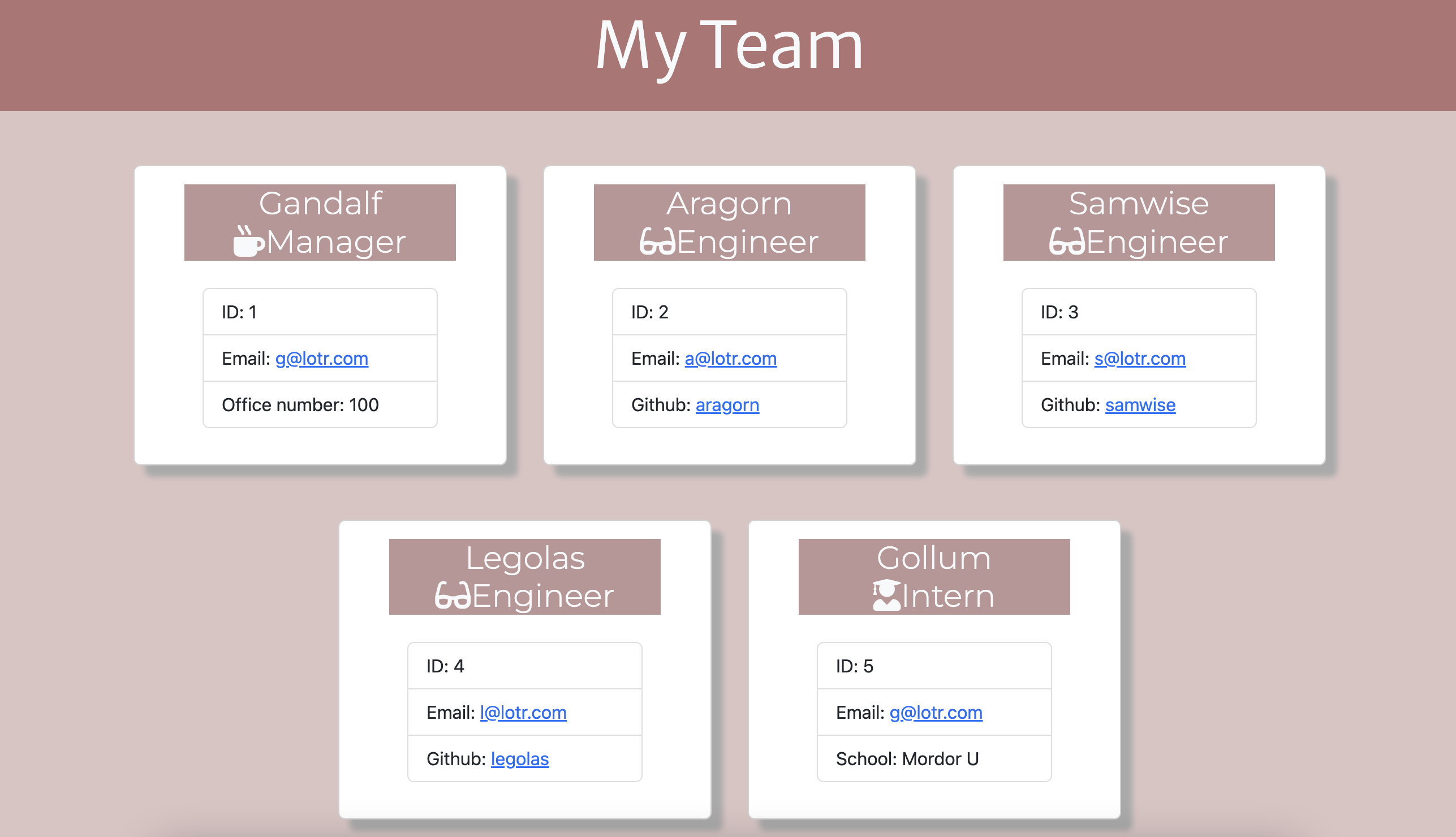 GitHub - marionsy/team-profile-generator