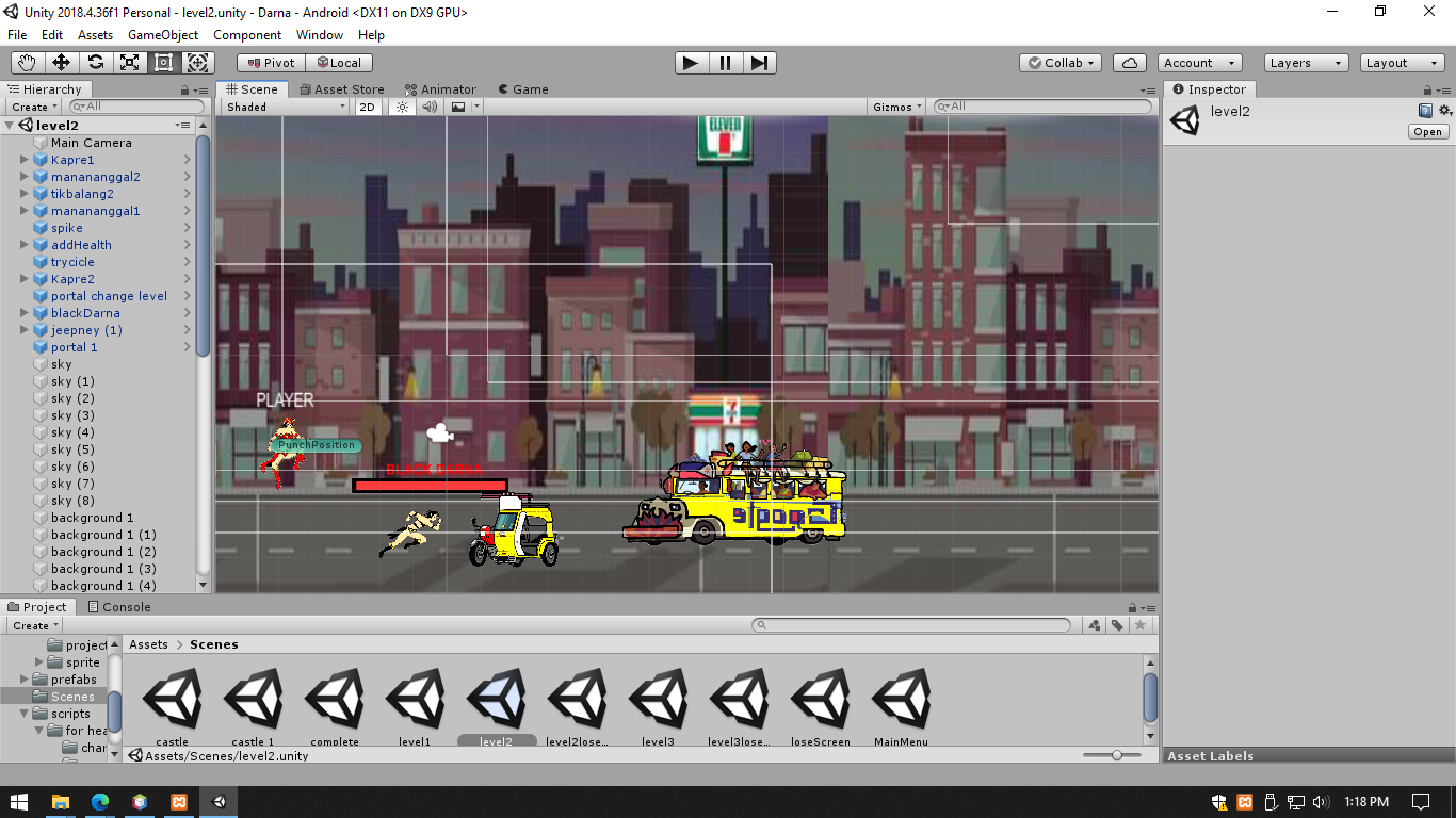 GitHub - anderson895/UNITY-Darna-2D-Game: Unity 2d game title Darna