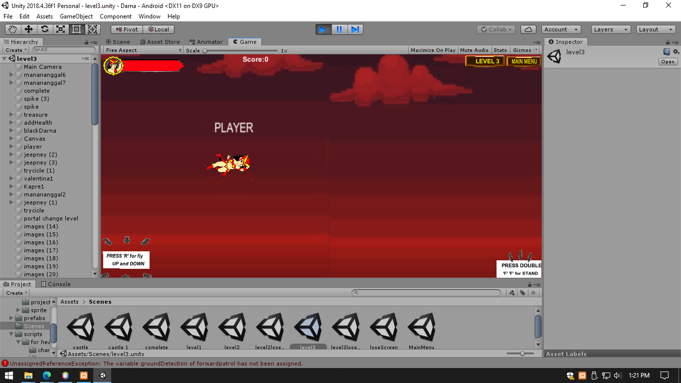 GitHub - anderson895/UNITY-Darna-2D-Game: Unity 2d game title Darna