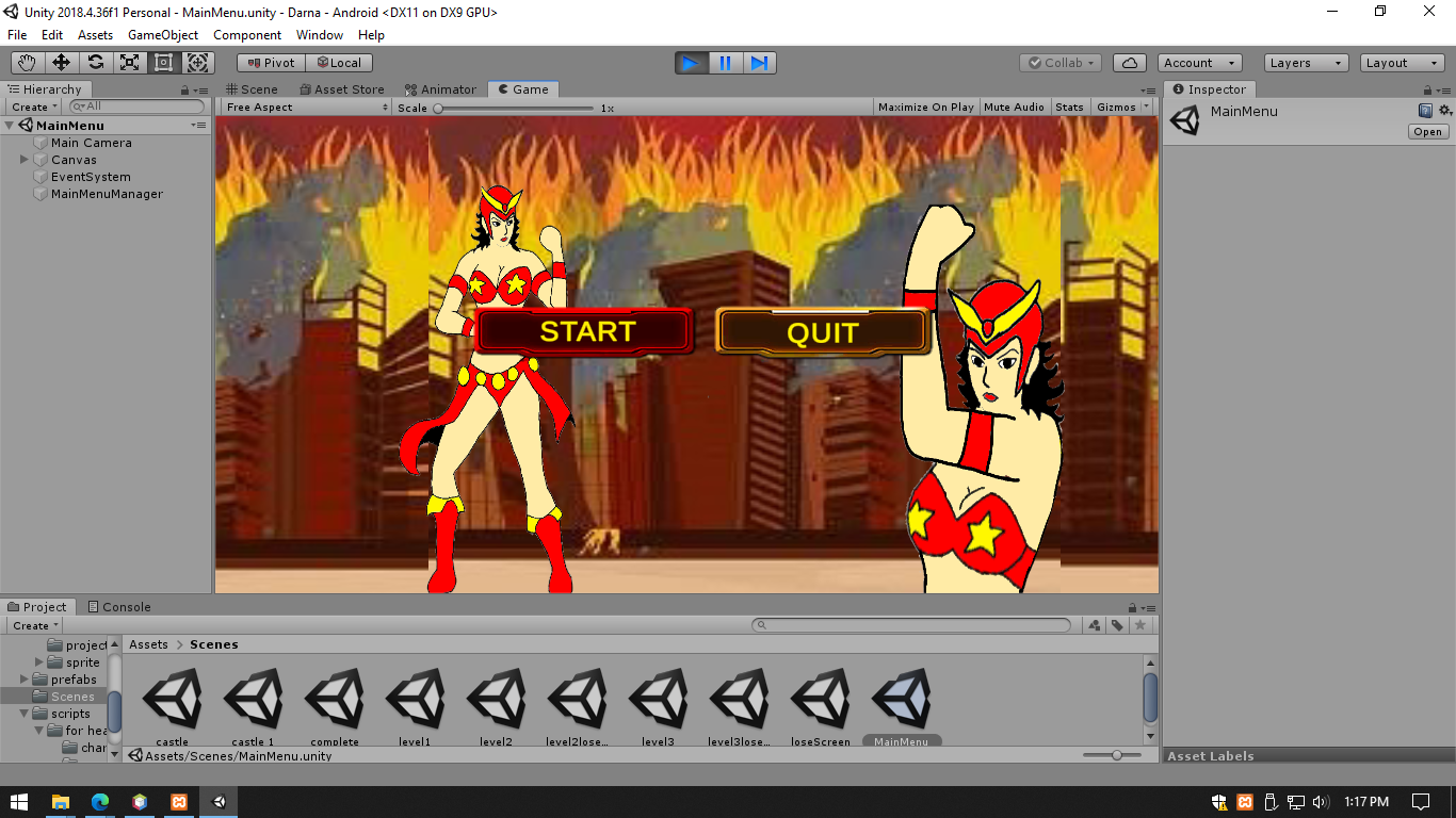 GitHub - anderson895/UNITY-Darna-2D-Game: Unity 2d game title Darna