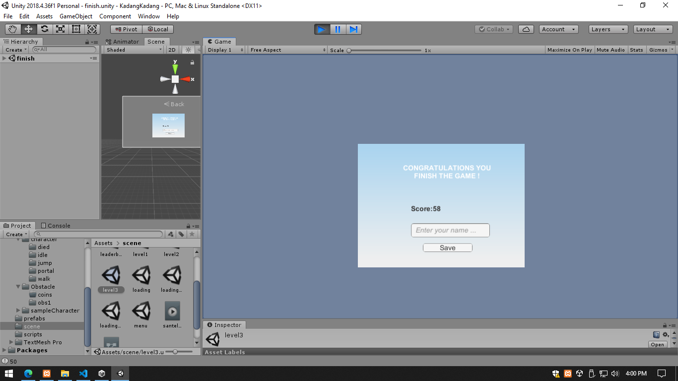 GitHub - anderson895/Kadang-Kadang-2D-Game: Unity 2d Game