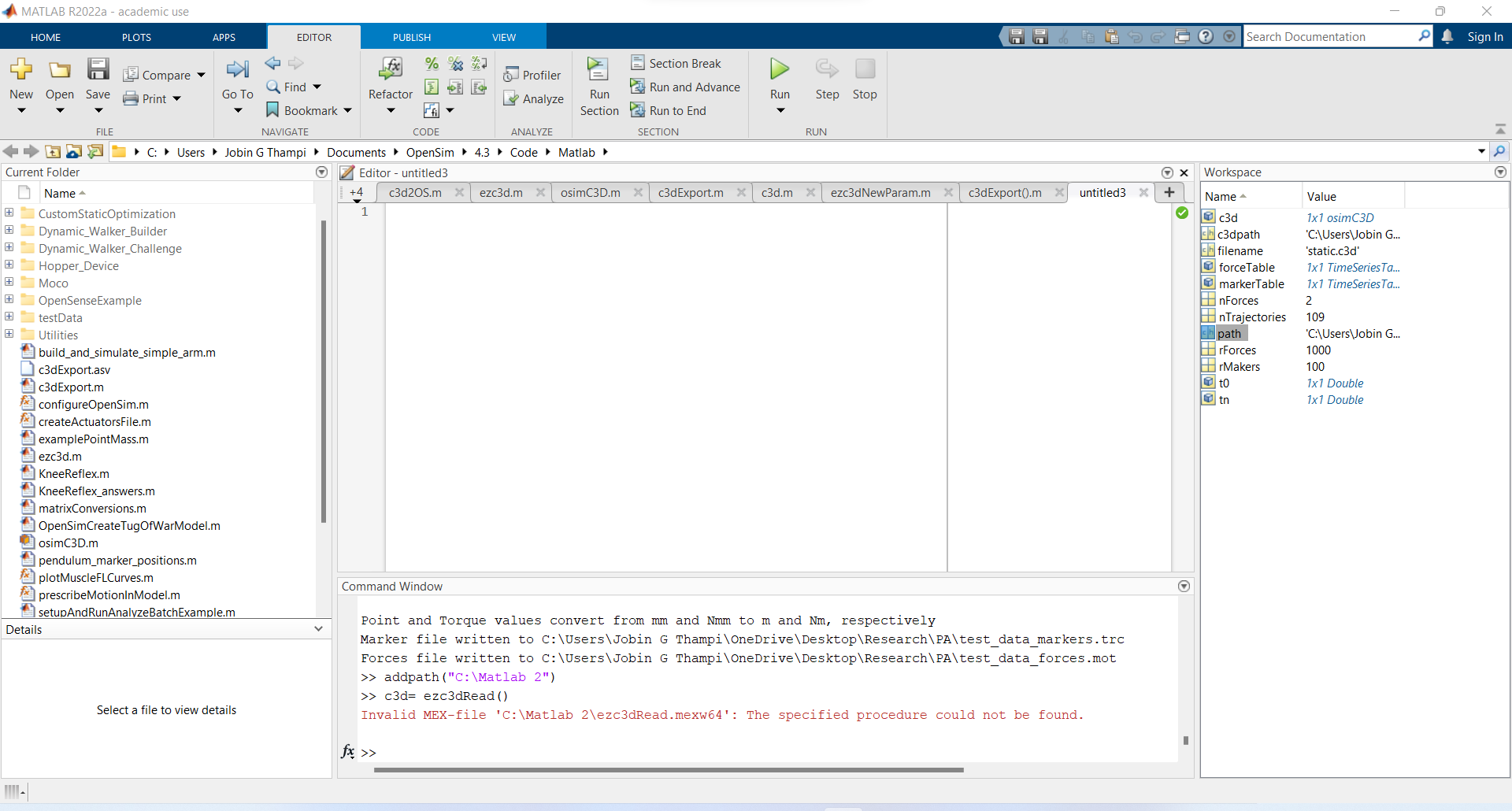 Not able to install octave binaries · Issue #247 · pyomeca/ezc3d · GitHub