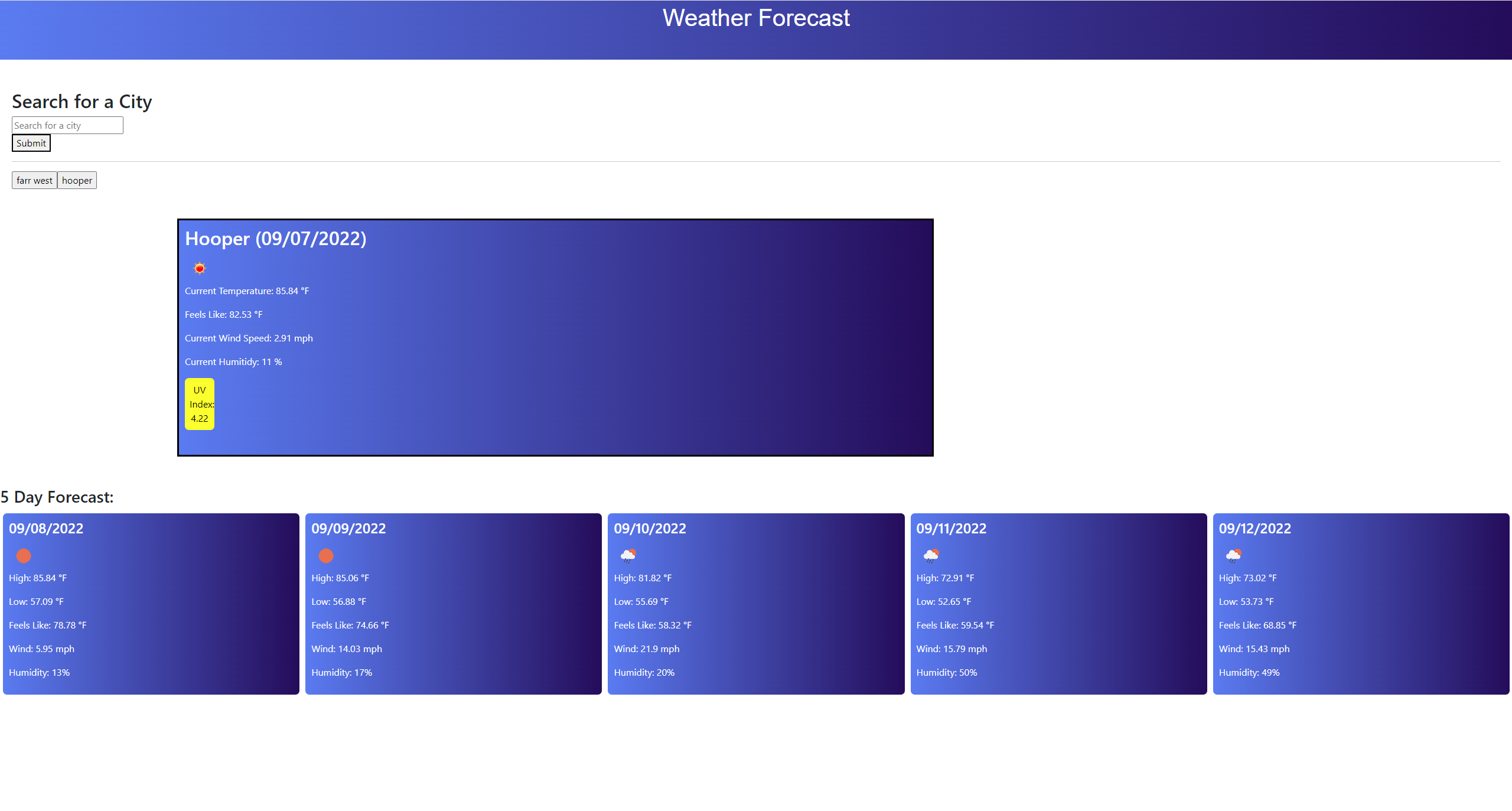 GitHub - kyle-vance/Weather-Application