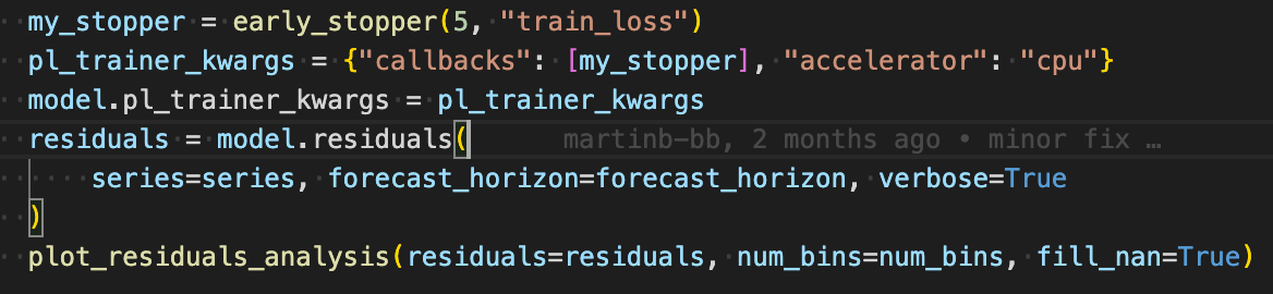 [BUG] Residuals with val_loss · Issue #1155 · unit8co/darts · GitHub