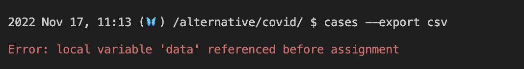 [Bug] Cannot export from covid menu · Issue #3446 · OpenBB-finance/OpenBB · GitHub