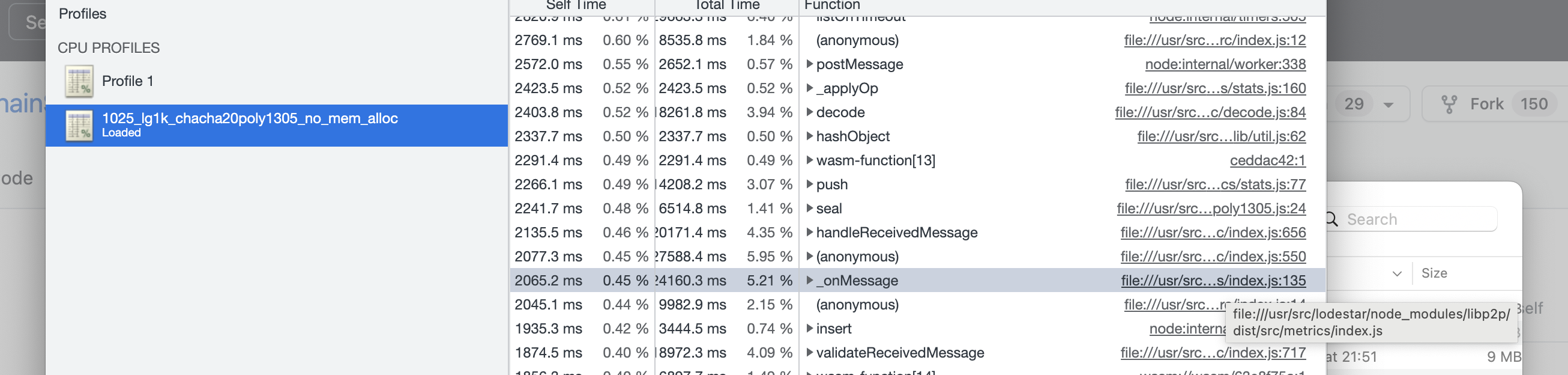 v1.2.0: libp2p metrics performance issue · Issue #4698 · ChainSafe/lodestar · GitHub