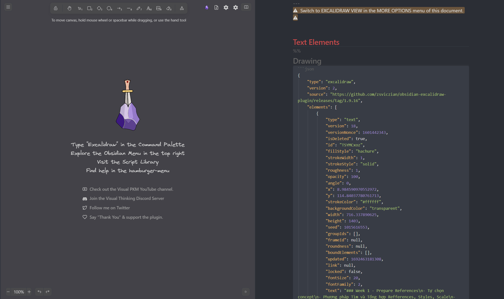 BUG: Left over code. Markdown file is not very clean · Issue #1288 · zsviczian/obsidian ...