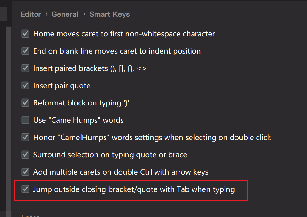 Unable to jump outside the right bracket on pressing · Issue #9575 · intellij-rust/intellij-rust ...