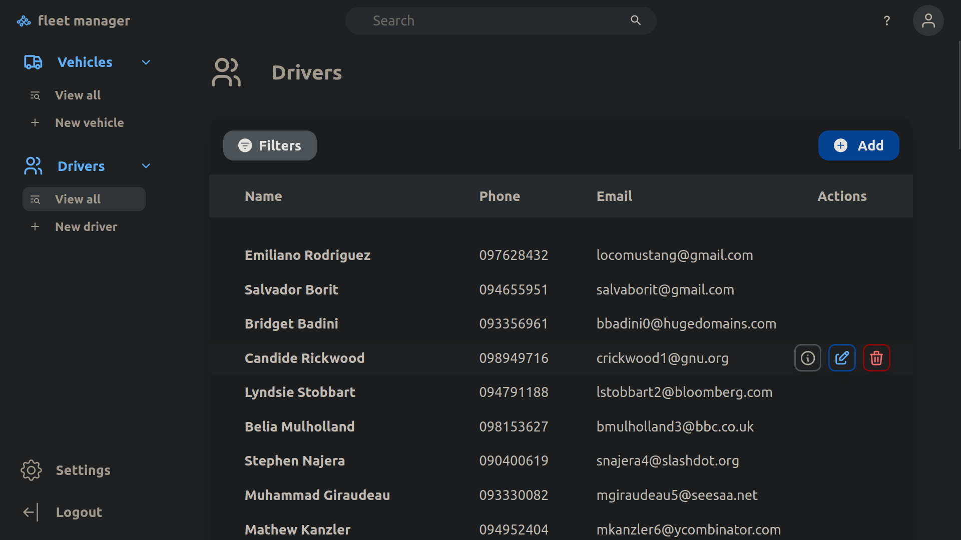 Github Salvaborit Fleet Manager App
