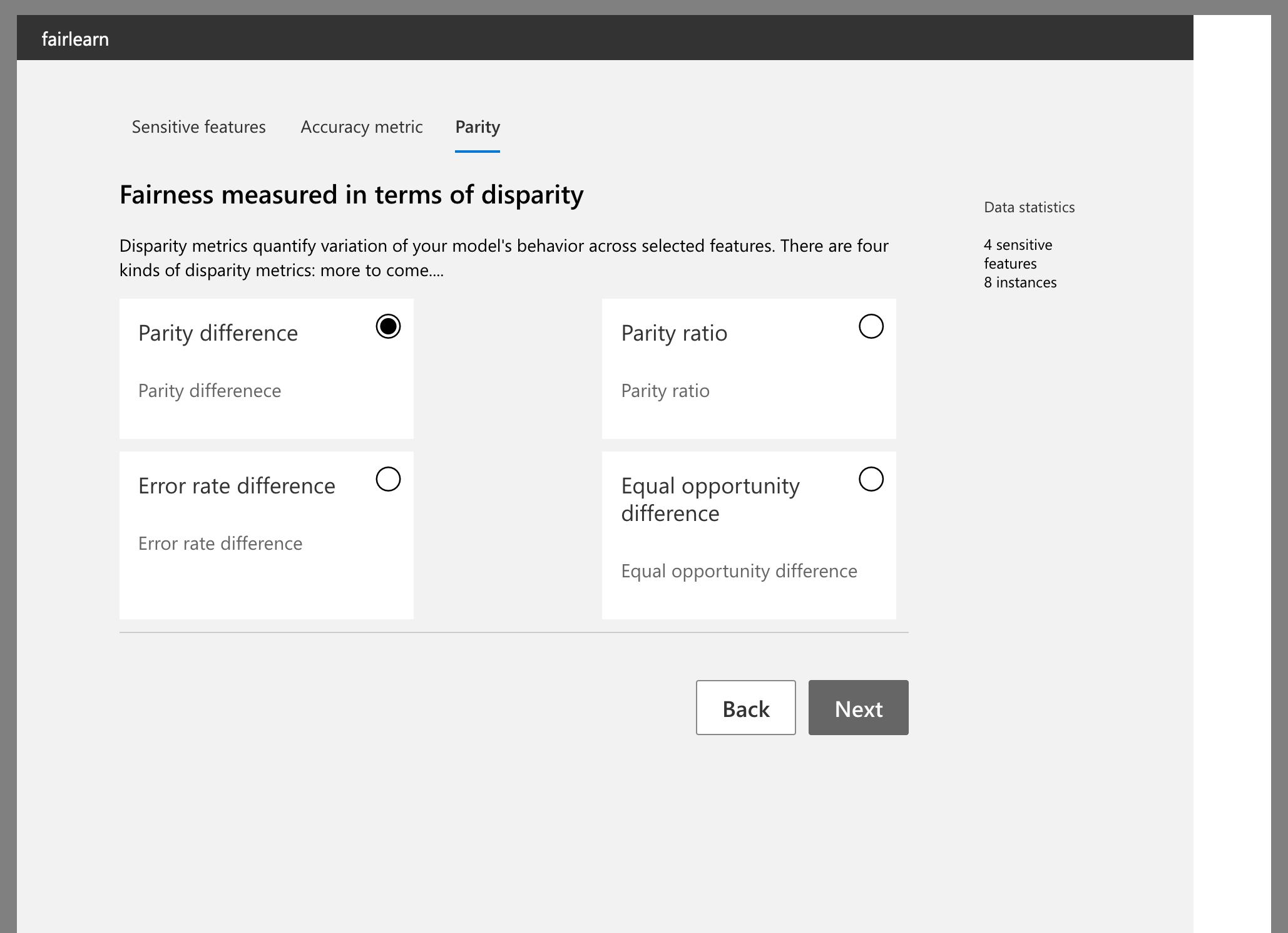 Enable switching between metrics within a report · Issue #238 · fairlearn/fairlearn · GitHub