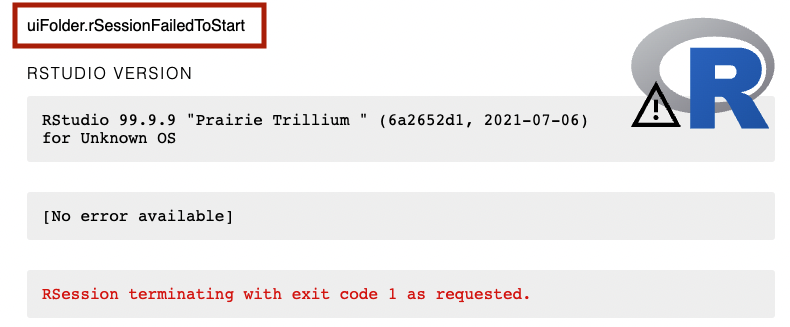 Title and message missing on "Error Starting R" page (Electron desktop) · Issue #10554 · rstudio ...