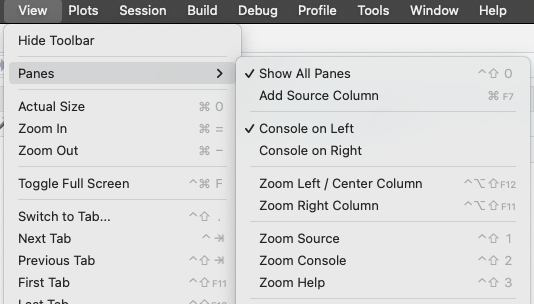Checkable menu items not checked in Electron · Issue #10866 · rstudio ...