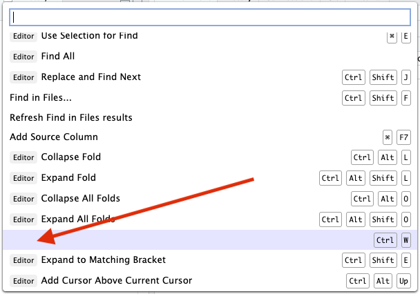 Blank, duplicate, incomplete items in Command Palette · Issue #12441 · rstudio/rstudio · GitHub