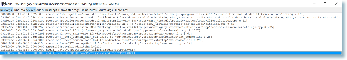 rsession crashes running unit-tests in Win32 debug build · Issue #2170 ...