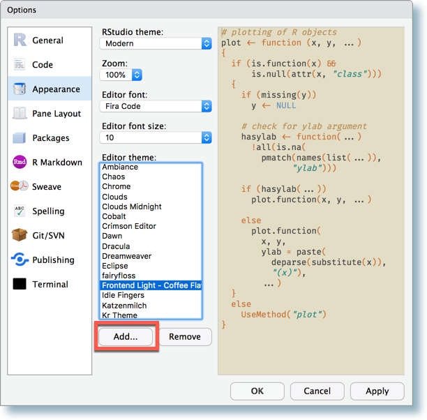 Add stable CSS class names for themeable elements · Issue #3368 · rstudio/rstudio · GitHub