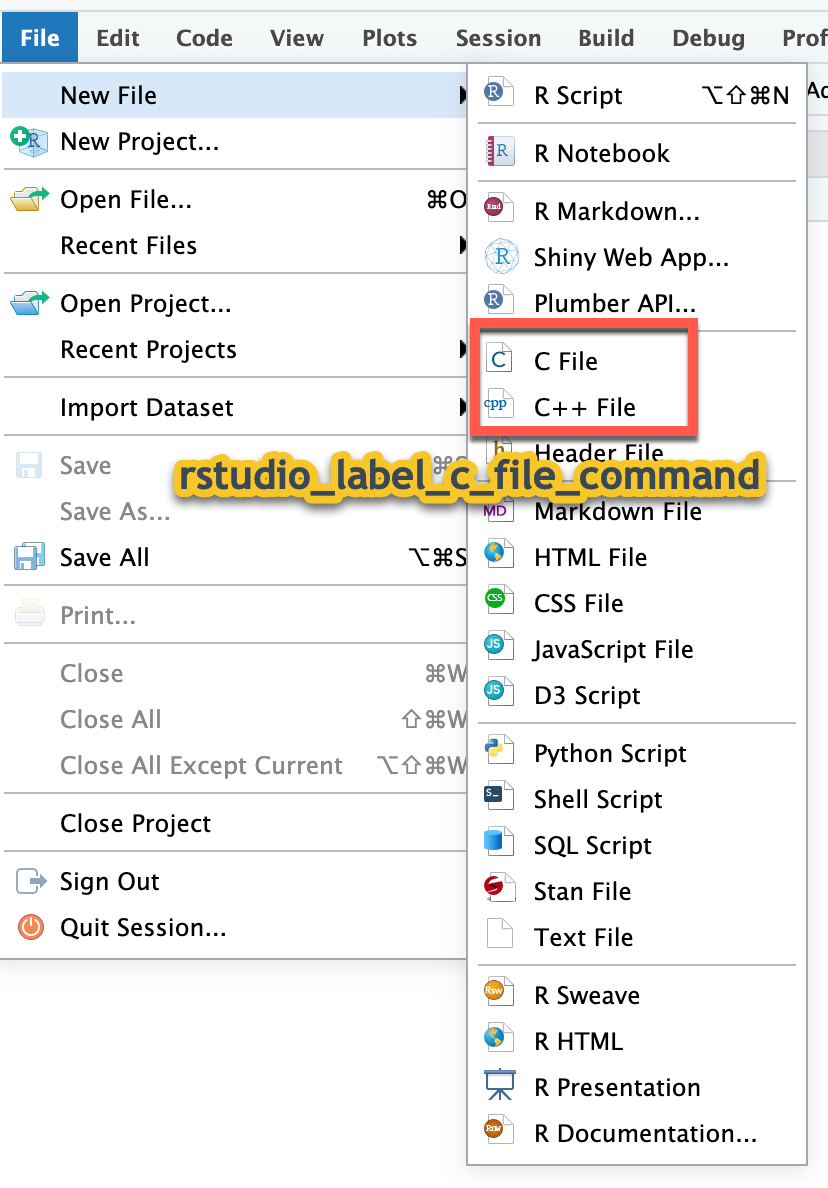 Duplicate element IDs on File / New File submenu · Issue #7850 · rstudio/rstudio · GitHub