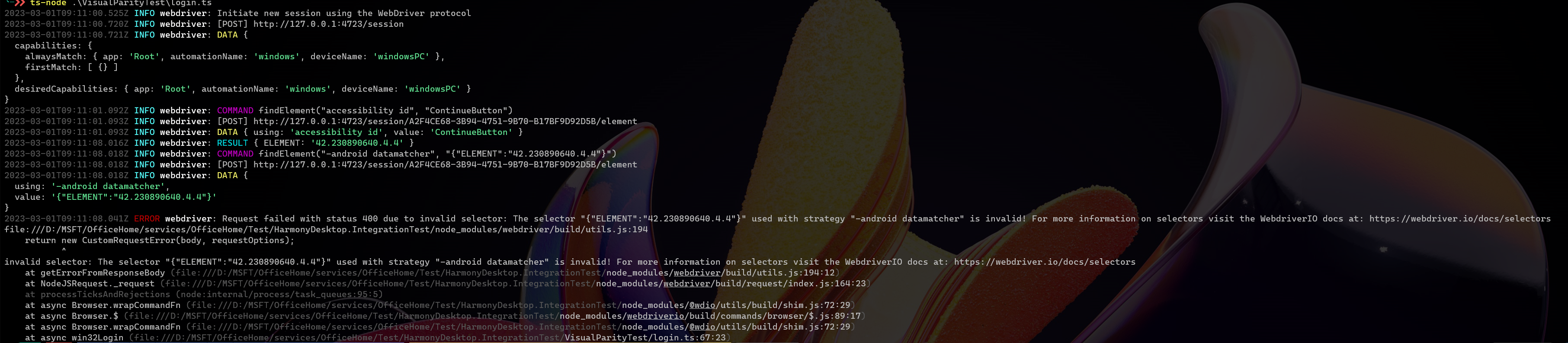 [🐛 Bug]: click event throws error with WinAppDriver Elements · Issue #9868 · webdriverio ...