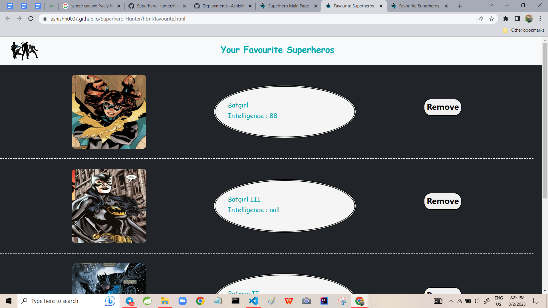 GitHub - Ashishh0007/Superhero-Hunter: Our favourite Superheros are the ...