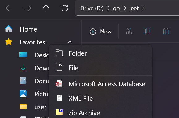 Context menu "New" option inconsistent with explorer.exe · Issue #9485 ...