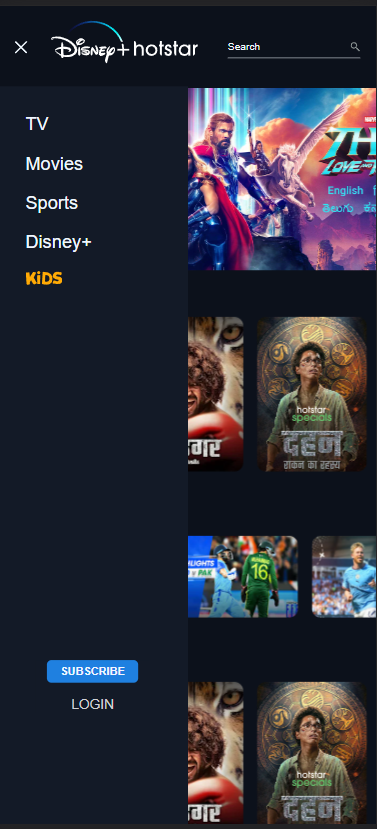 GitHub - BetaBot2002/Hotstar-Homepage-Clone
