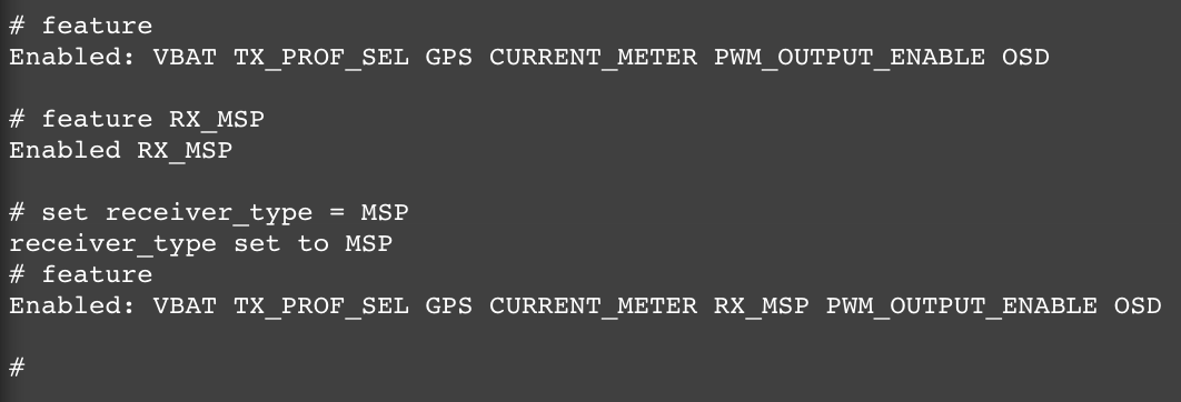 Enabling RX_MSP feature · Issue #4198 · iNavFlight/inav · GitHub