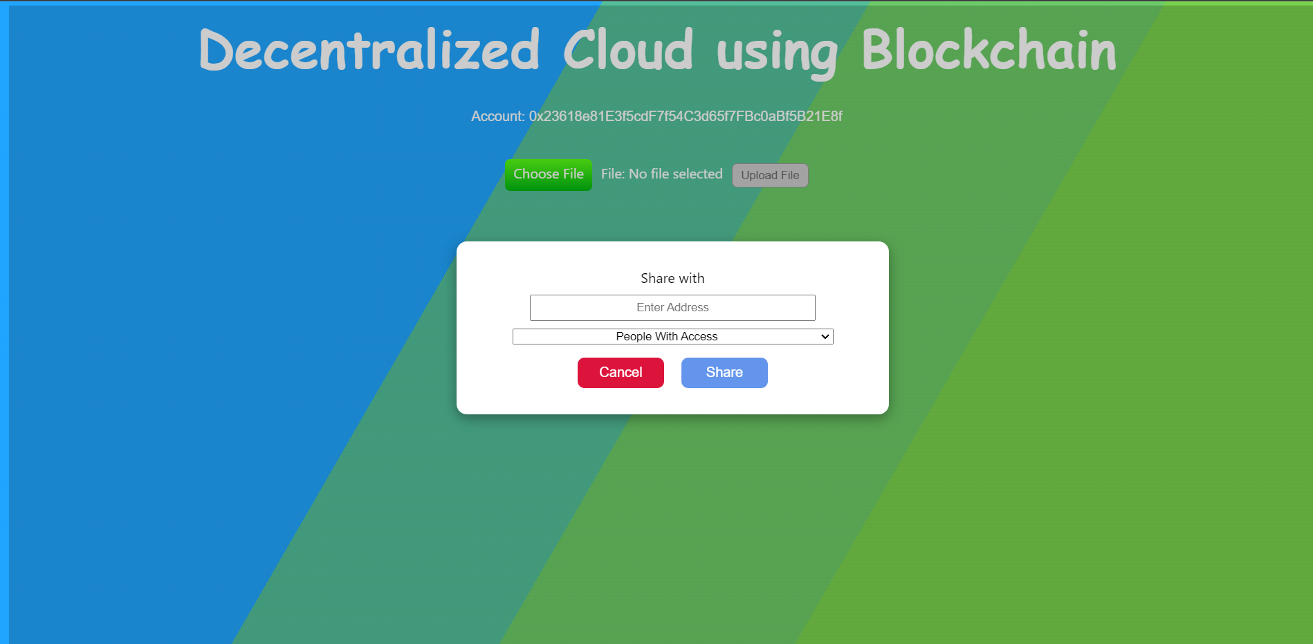GitHub - arnoldpascal/Decentralized-Secure-Cloud-Storage-using-Blockchain-Technology: This ...