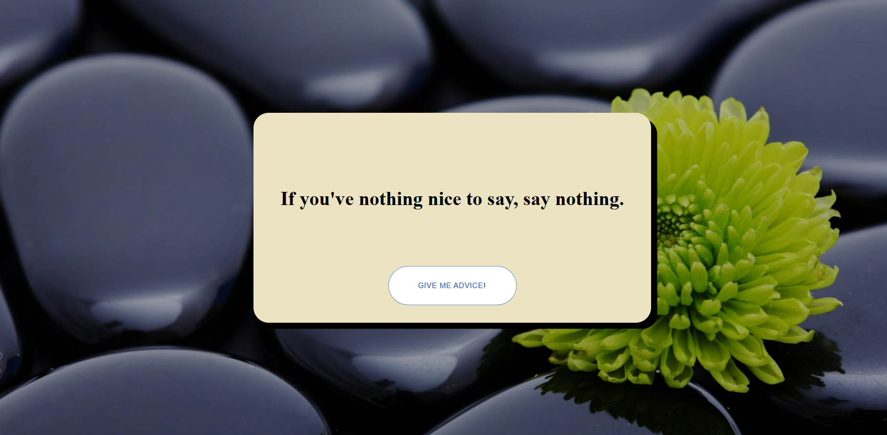 GitHub - musugukavya/Advice-Generator