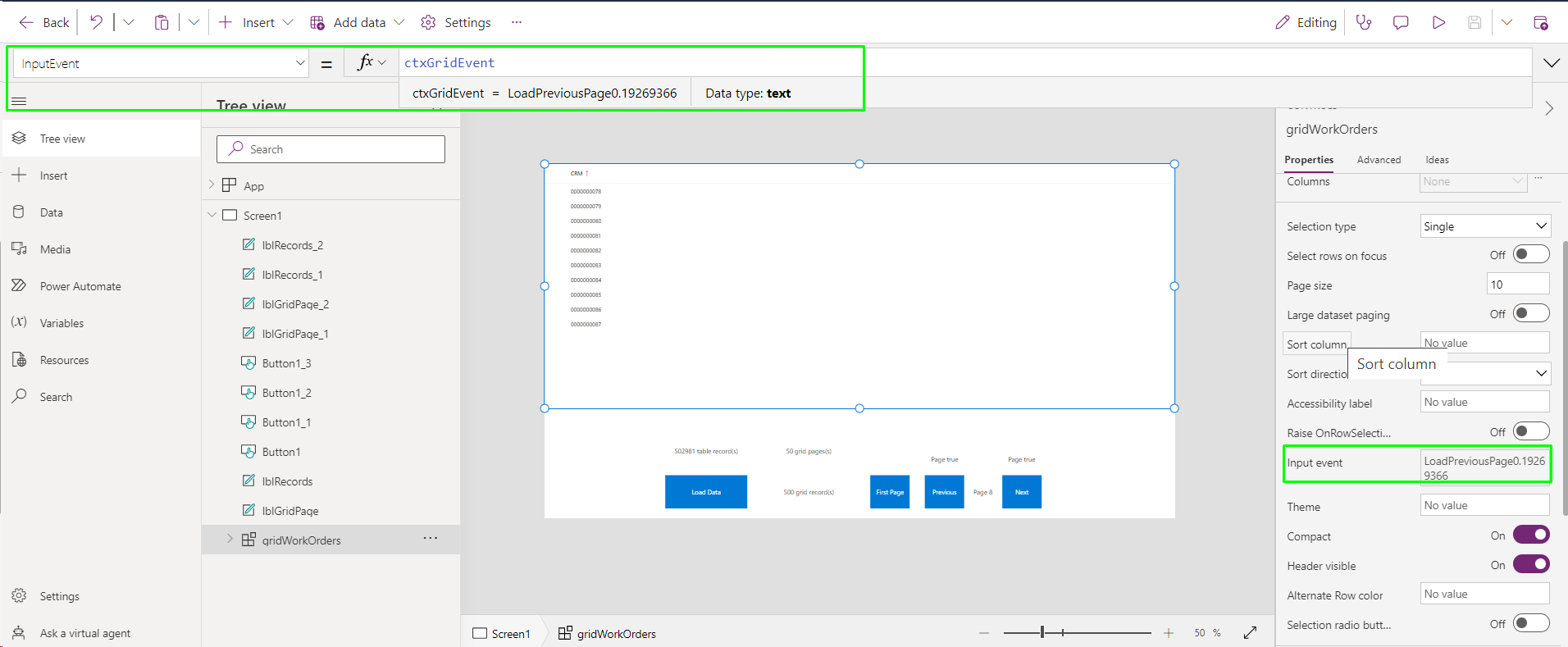 Detail List Paging Not Working · Microsoft Powercat Creator Kit · Discussion 416 · Github 0063