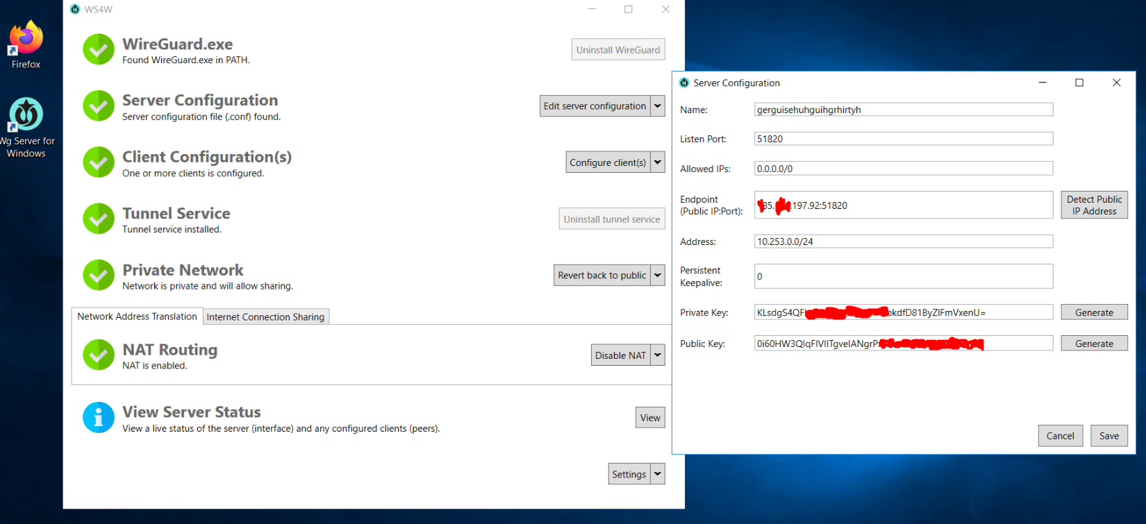 No internet access but successfull (?) connection to the WG4W server · Issue #115 · micahmo ...