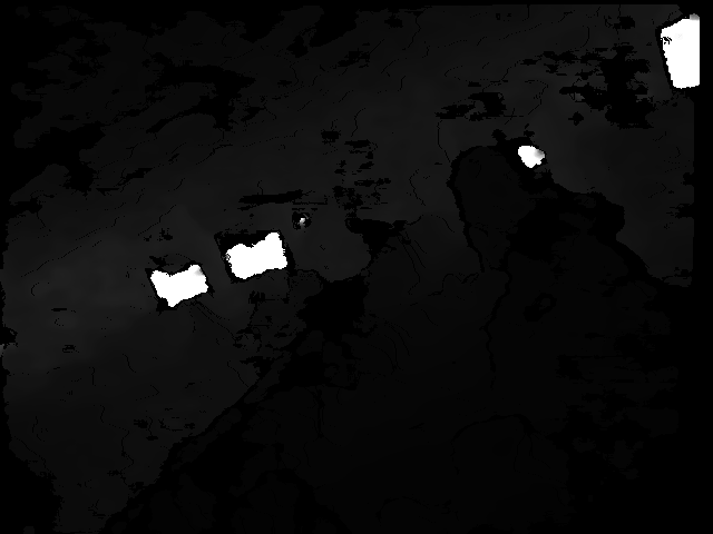 Depth map from back-projected point cloud is different from the ...