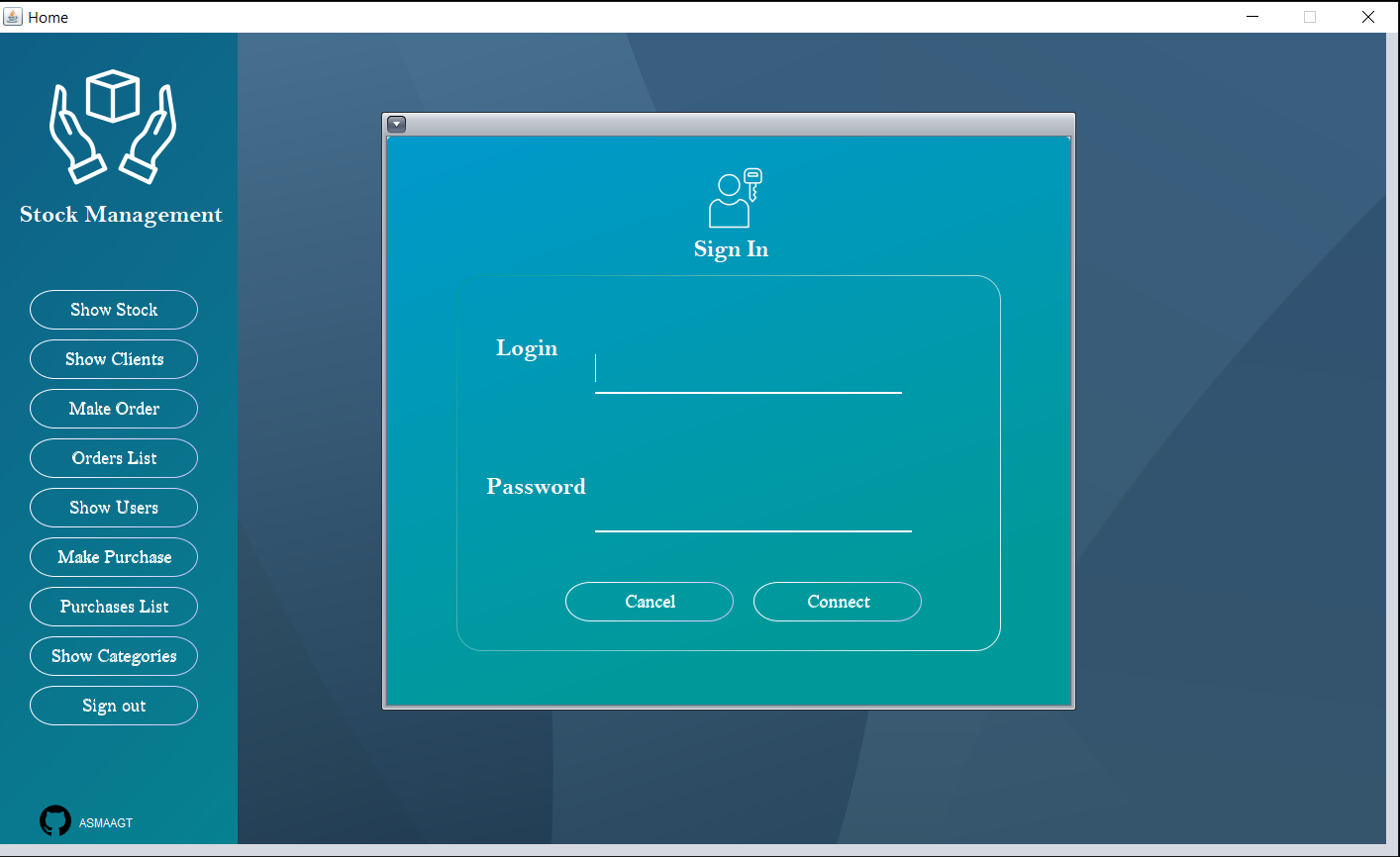 GitHub - ASMAAGT/StockManagement