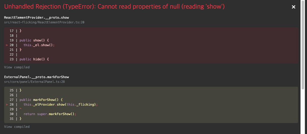 Cannot read properties of null (reading 'show') · Issue #576 · naver/egjs-flicking · GitHub