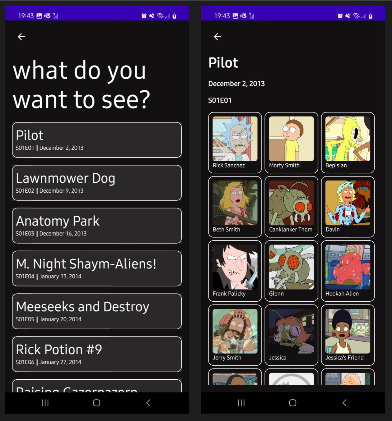 GitHub - ttakpotosu2/RickandMortyApp