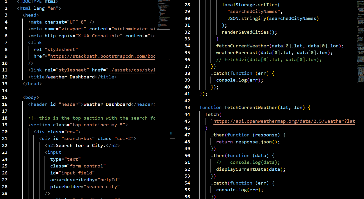 GitHub - bckstrb/weather-dashboard