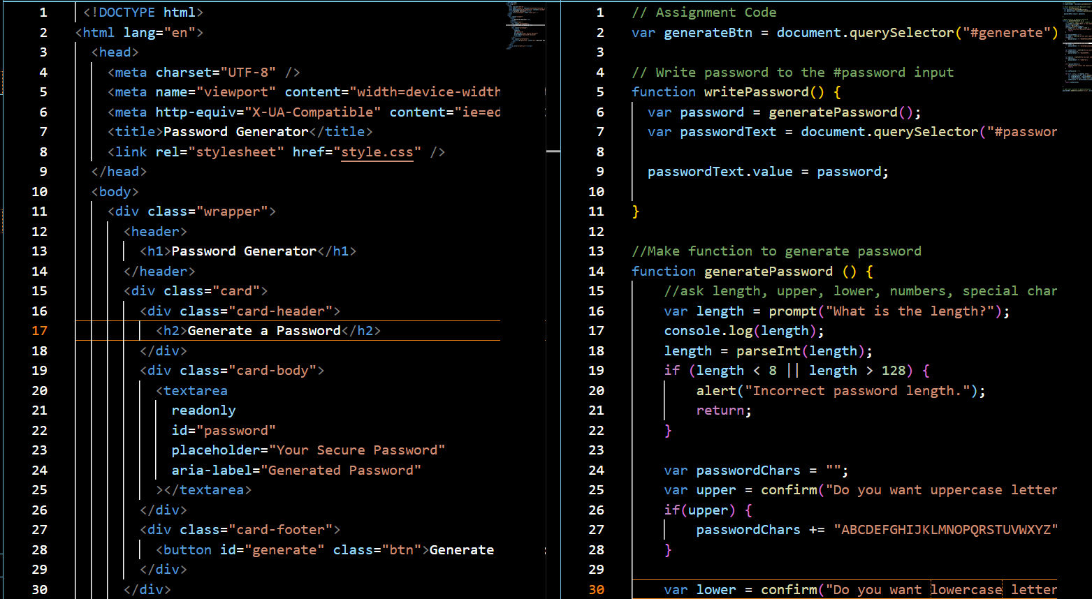 GitHub - bckstrb/password-generator-js: Create unique passwords that ...