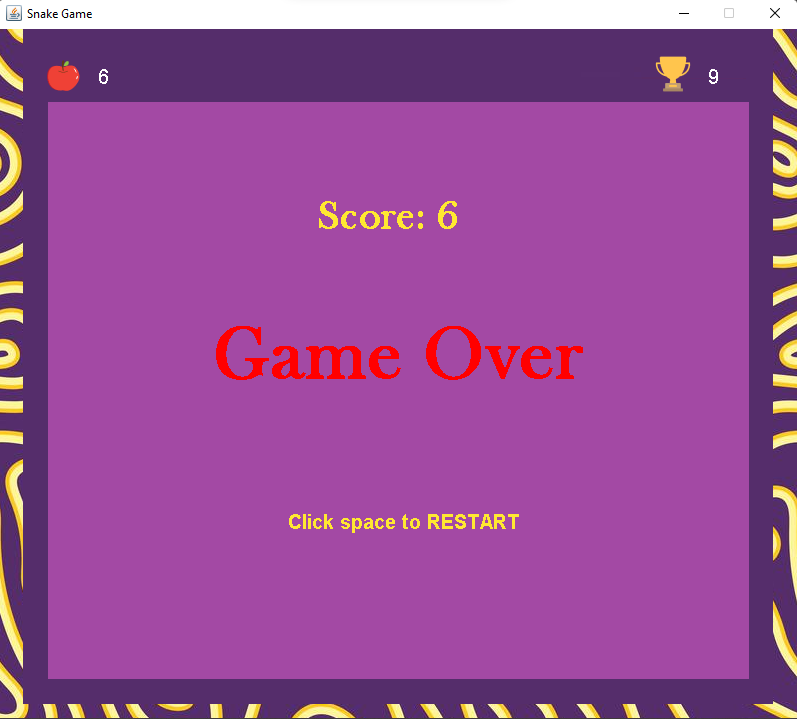 GitHub - TahiaK/snake-game: Snake game made with java. Can be played ...