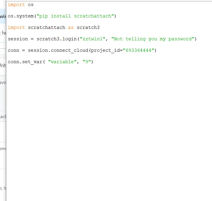 it wont let me login · Issue #9 · TimMcCool/scratchattach · GitHub