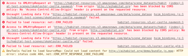 CORS error in browser demo · Issue #743 · facebookresearch/habitat-sim · GitHub
