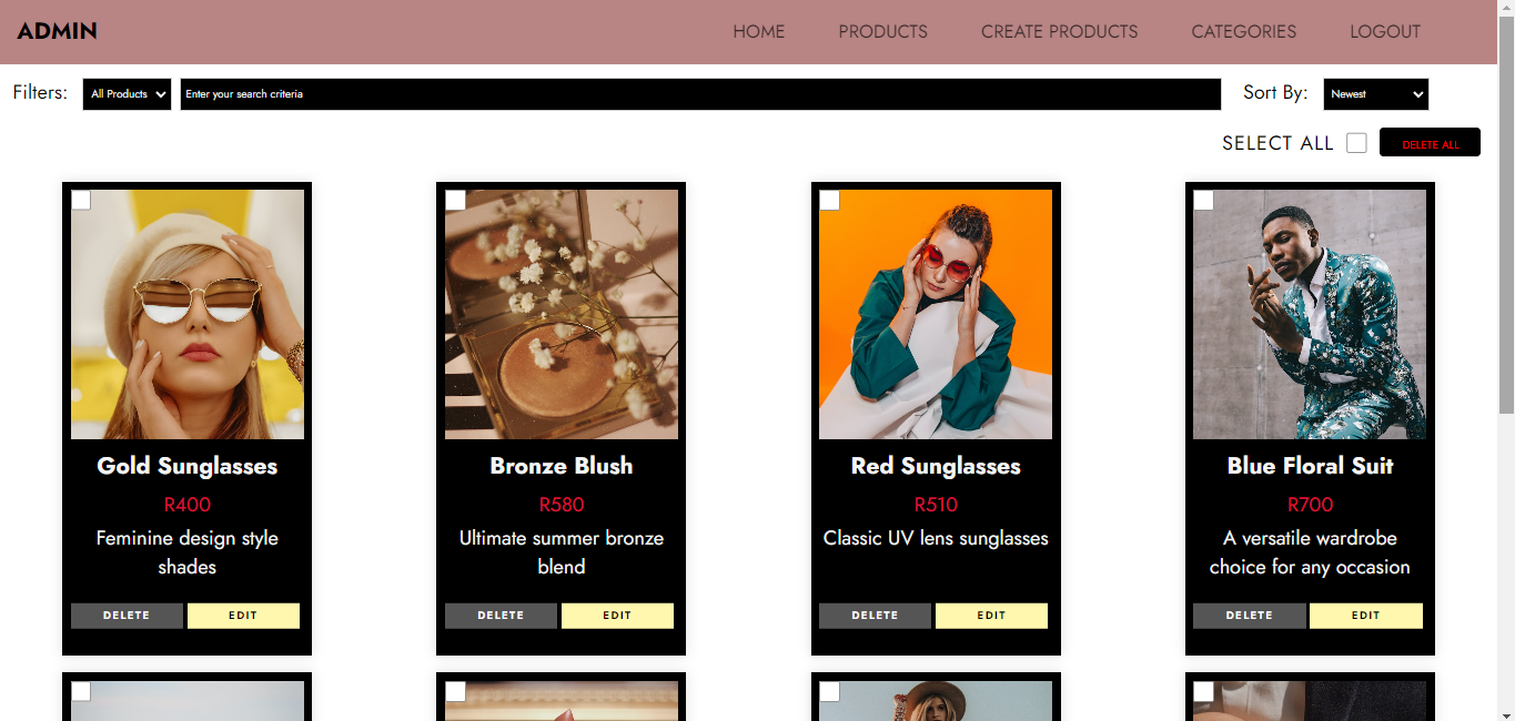 GitHub - KuvashneeNaidoo/MERN-online-store: Online Store built using MongoDB, Express, React and ...