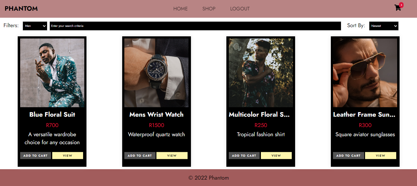 GitHub - KuvashneeNaidoo/MERN-online-store: Online Store built using MongoDB, Express, React and ...