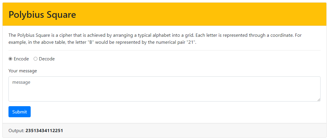 GitHub - mstad45/Decoder-Ring