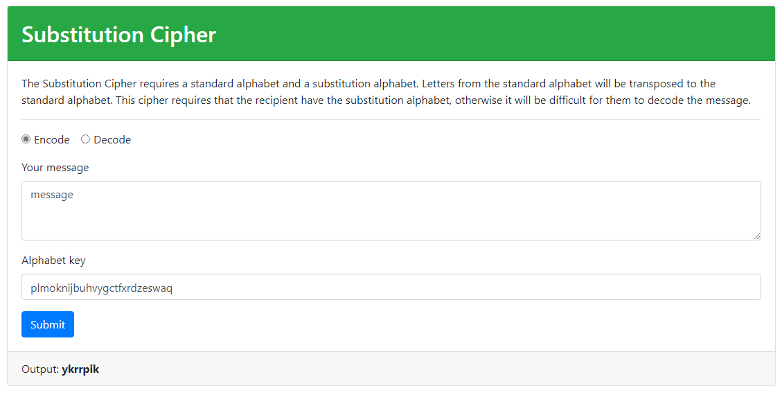 GitHub - mstad45/Decoder-Ring