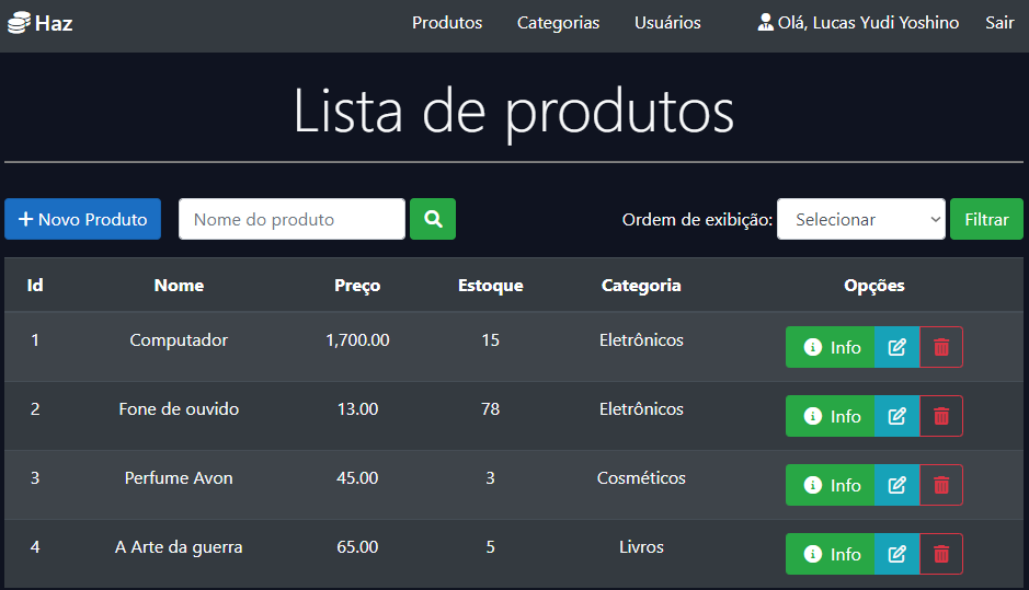 GitHub - yoshinolucas/sistema-estoque-erp: Sistema de ERP, com banco de ...