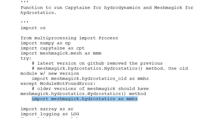 KH.dat and Hydrostatics.dat files using WEC-Sim · capytaine capytaine · Discussion #318 · GitHub