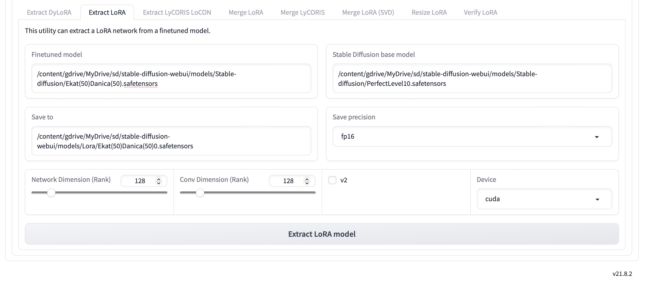 Extract Lora not working again · Issue #2492 · TheLastBen/fast-stable-diffusion · GitHub